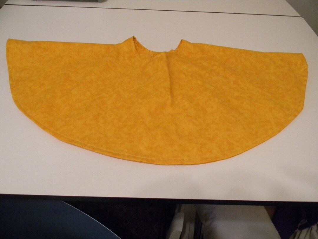 Makeup Cape - Yellow/gold - Etsy