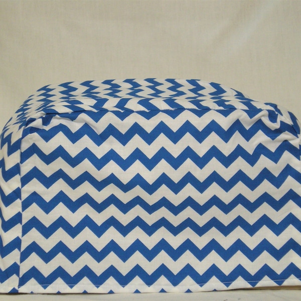 Blue Chevron Fabric - Etsy