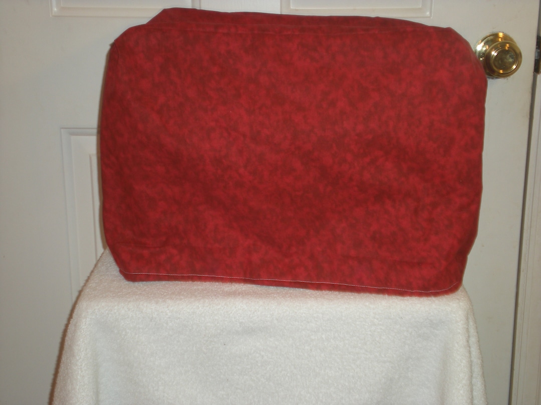 Large Sewing Machine Cover - Dark Red Fabric - Etsy