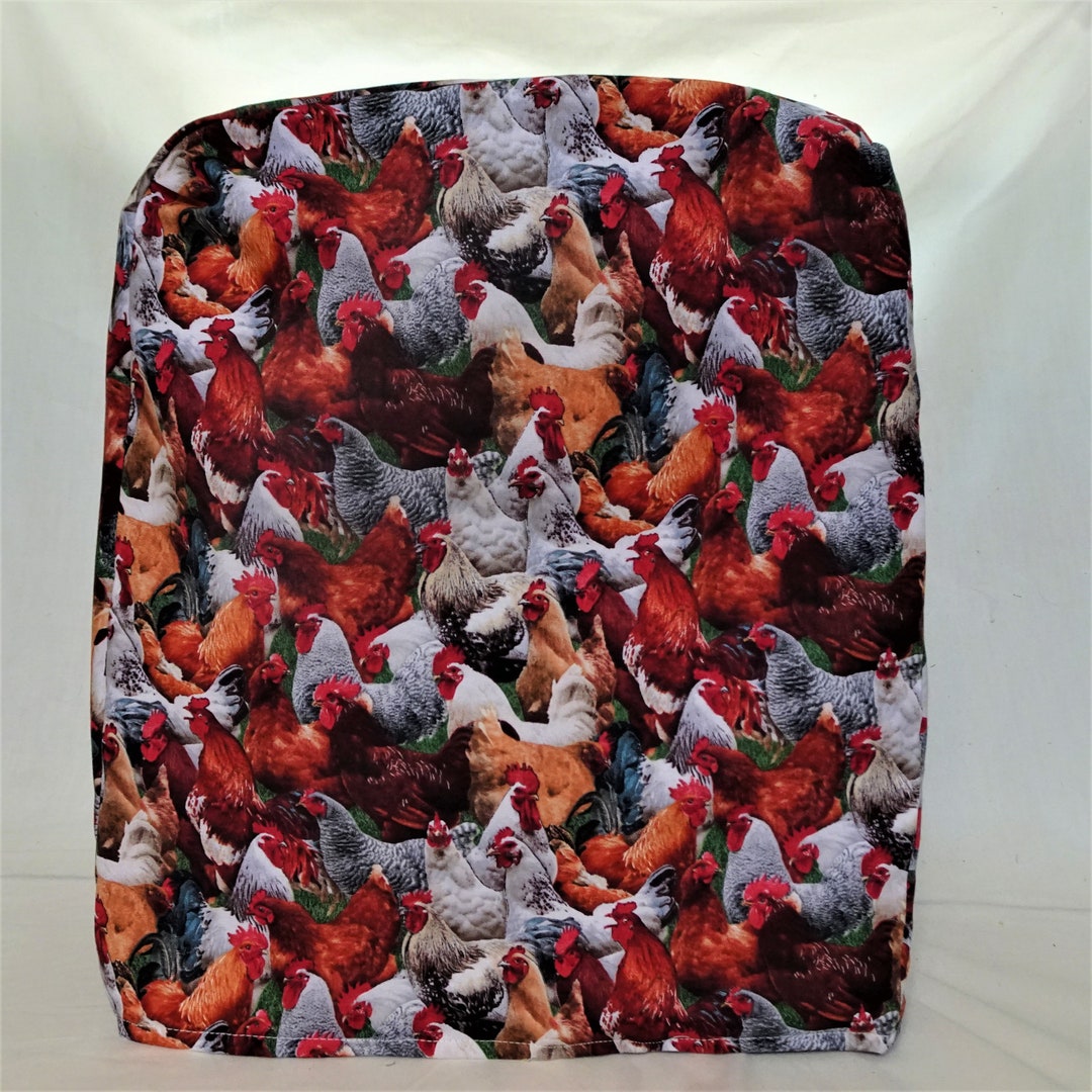 Tilt Top Mixer Cover - Roosters and Chickens - Appliance Cover - Etsy