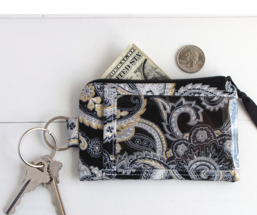 Badge ID Wallet, Slim Wallet Women, Badge ID Holder, Keychain ID Wallet ...