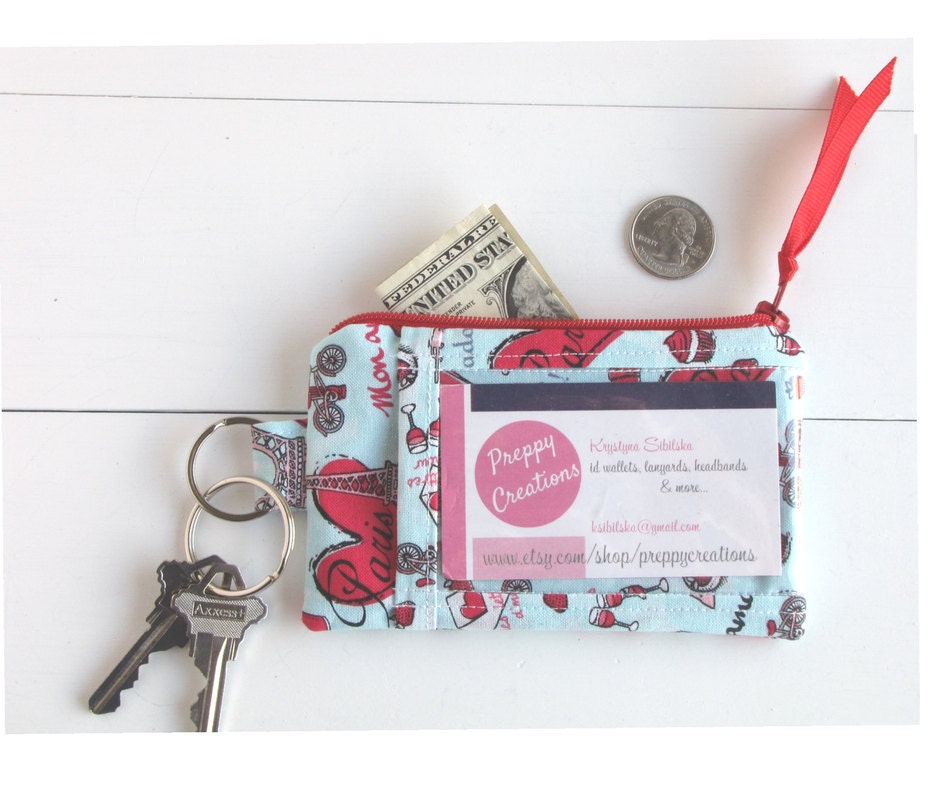 Badge ID Wallet, Gift for Her, ID Holder Wallet, Credit Card Wallet ...