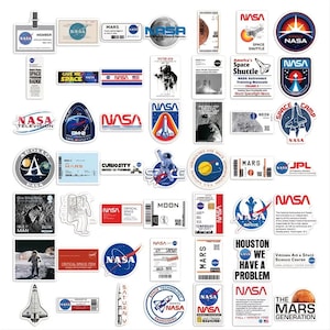 50 NASA Astronaut-inspired Vinyl Stickers - Explore the Universe With ...
