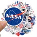50 NASA Astronaut-inspired Vinyl Stickers Explore the Universe With Our ...