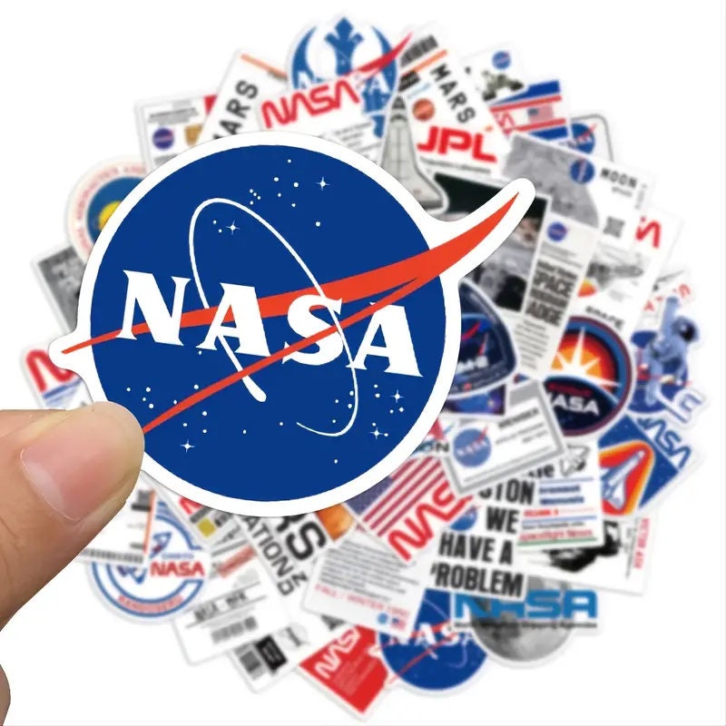 50 NASA Astronaut-inspired Vinyl Stickers Explore the Universe With Our ...