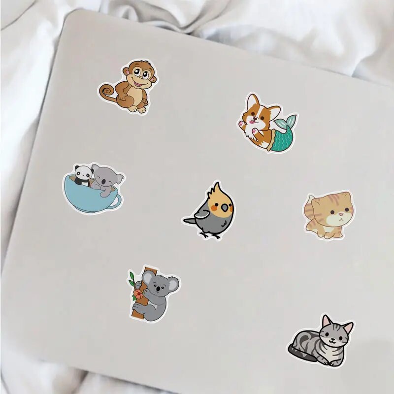 100 Delightful Animal Vinyl Stickers - Create Your Own Menagerie With ...