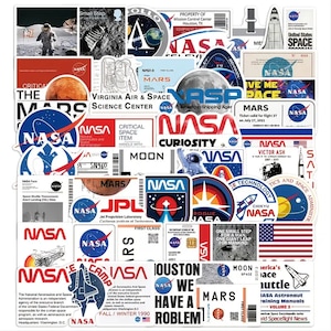 50 NASA Astronaut-inspired Vinyl Stickers - Explore the Universe With ...