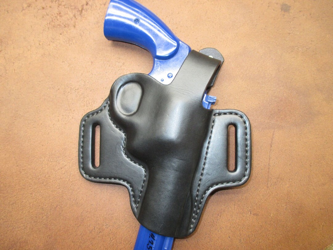 Colt Python 3 OWB Pancake Holster Black Leather Right Hand Prototype ...