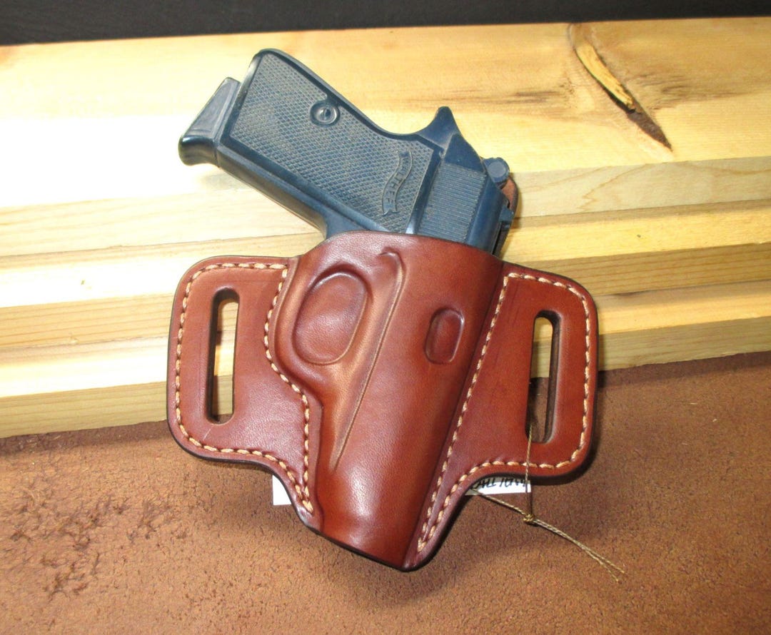 Walther PPK/S OWB Pancake Belt Holster Brown Leather Right Hand US ...