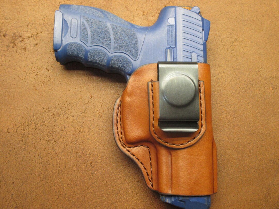 HK VP30SK IWB Clip on Holster Brown Leather Right Hand Comfort Guard US ...
