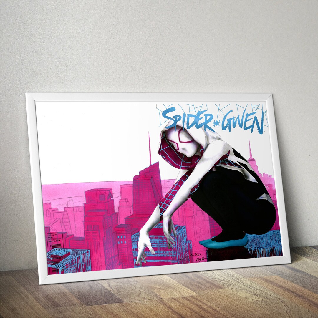 Spider-gwen / Marvel / Gwen Stacy / Print / A3 - Etsy