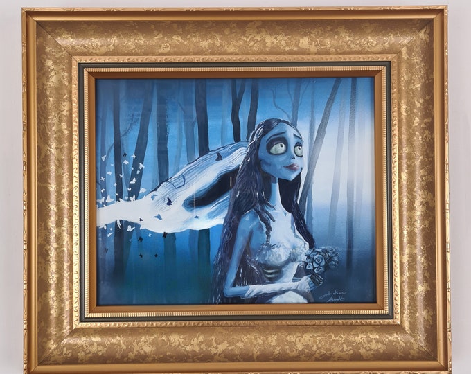 Original Painting Emily Corpse Bride / Tim Burton Film Artwork - Etsy