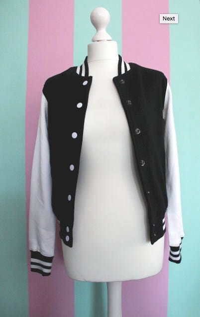 Kawaii in the streets Senpai in the sheets college jacket | Etsy