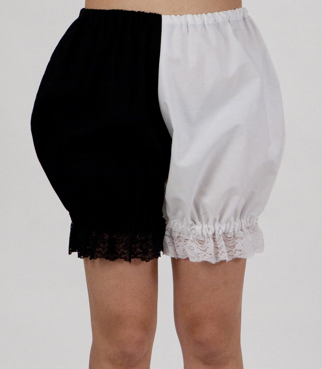 Black and White Gothic Lolita Bloomers - Etsy