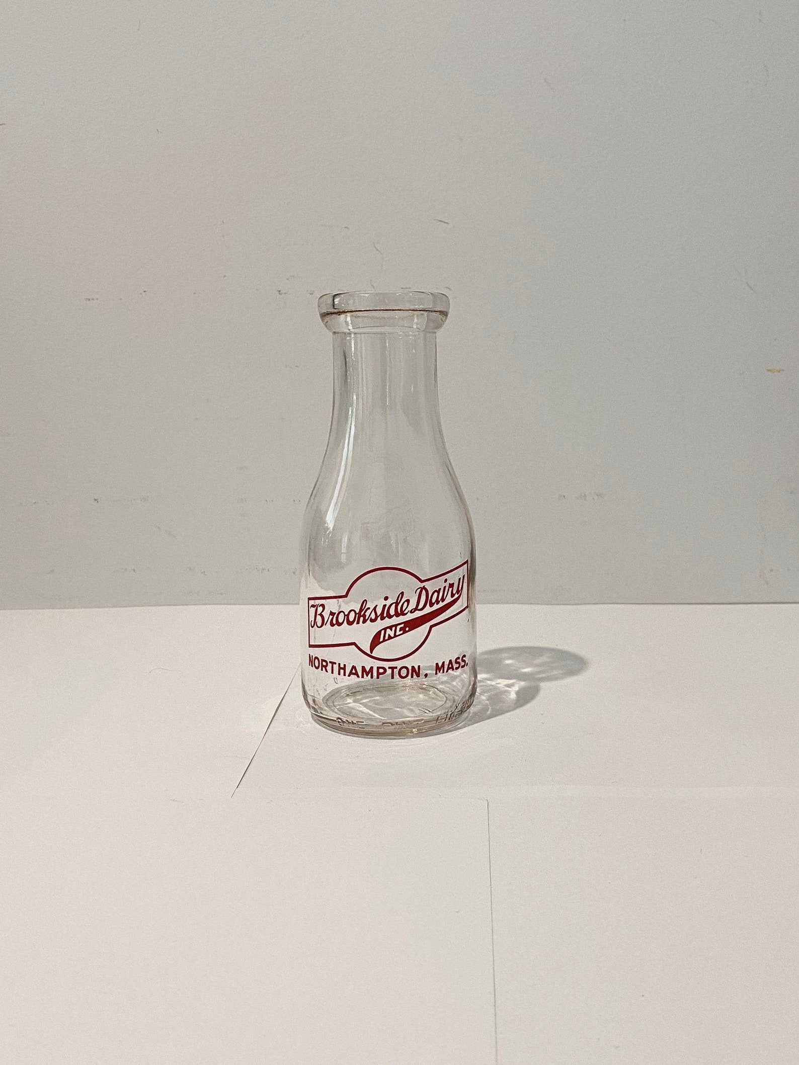 Vintage Milk Bottle Round Glass Brookside Dairy Inc. - Etsy