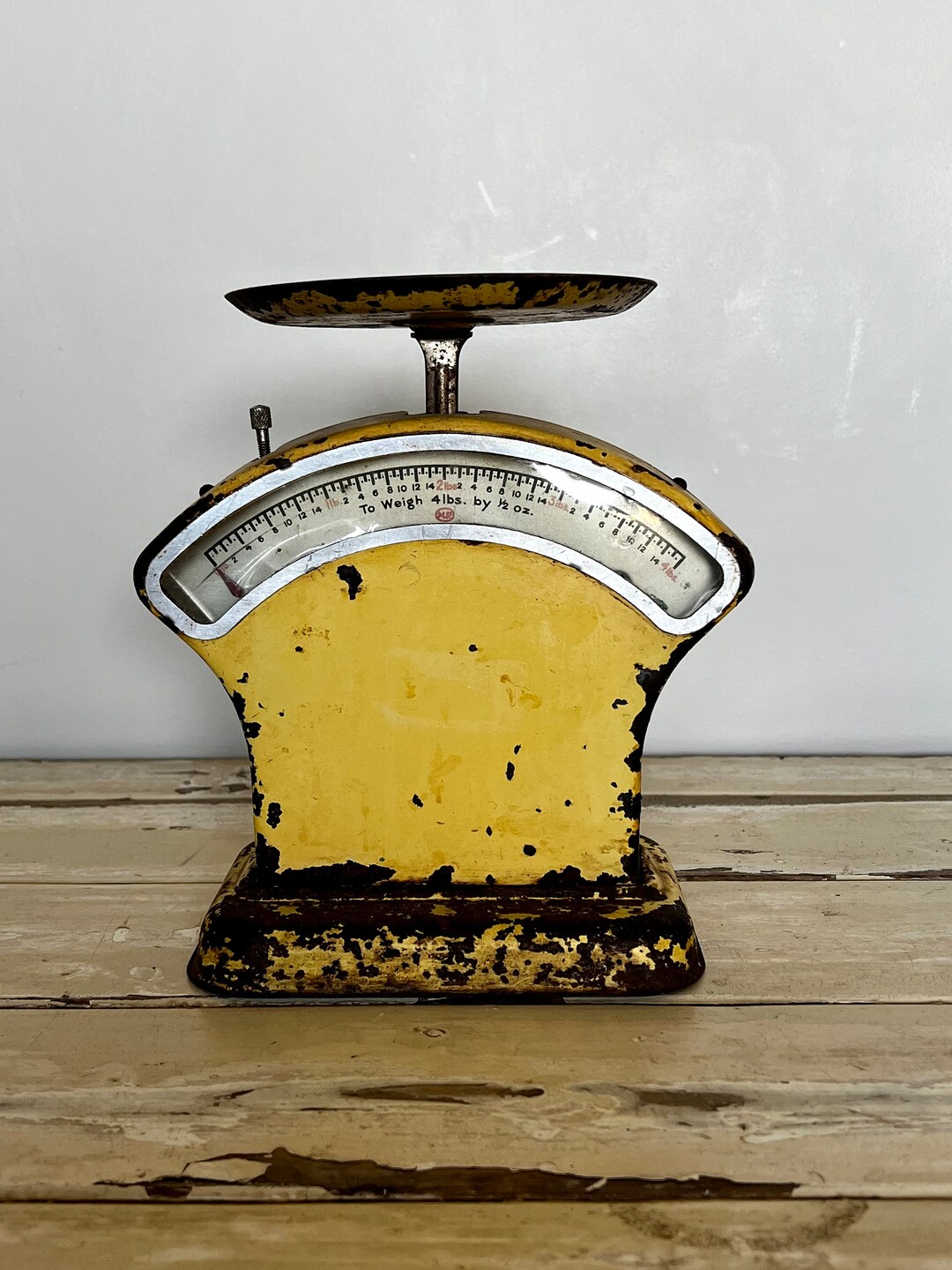 Vintage Rustic Yellow Metal Scales - Etsy