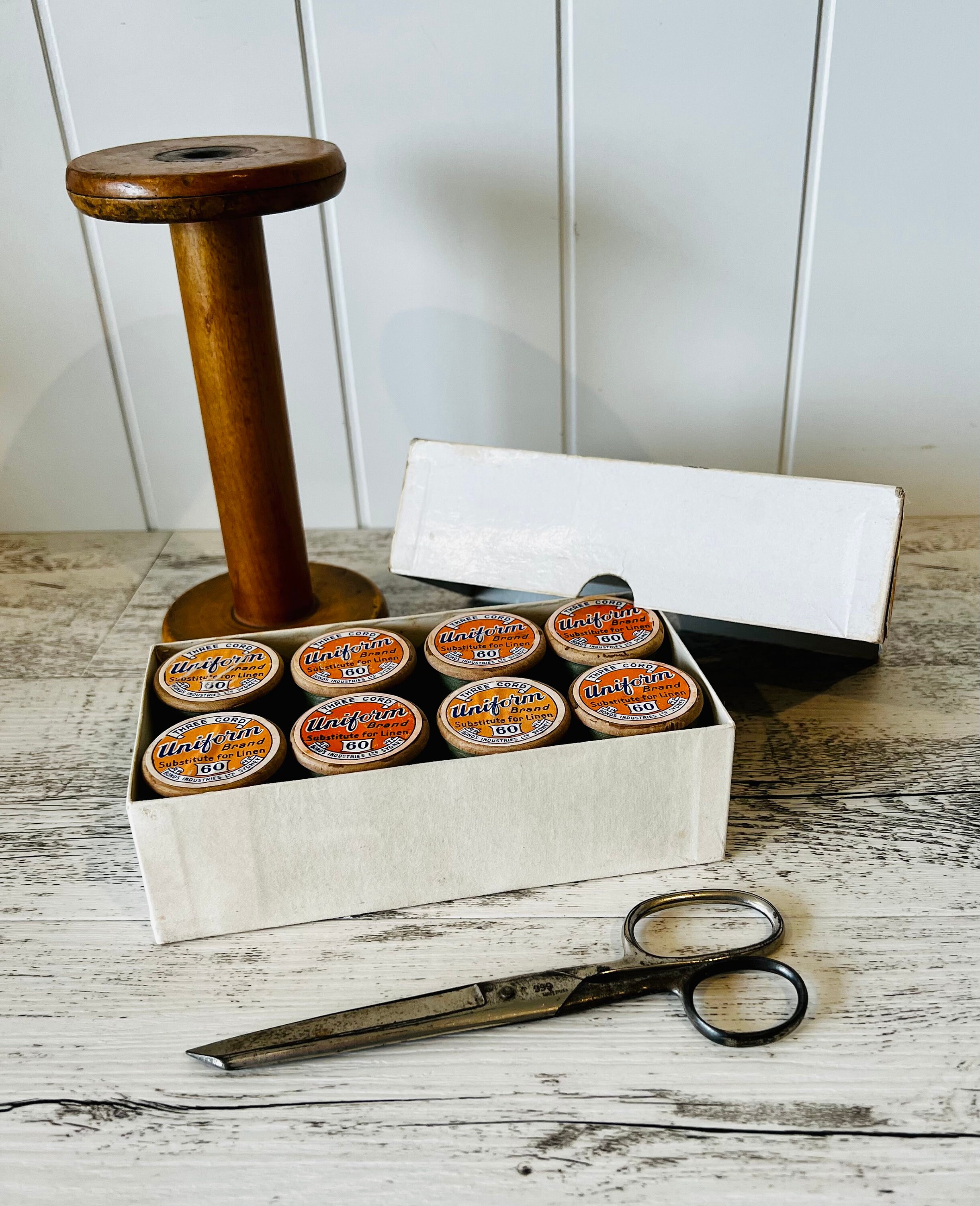 Antique Box of Thread Uniform Brand - Etsy