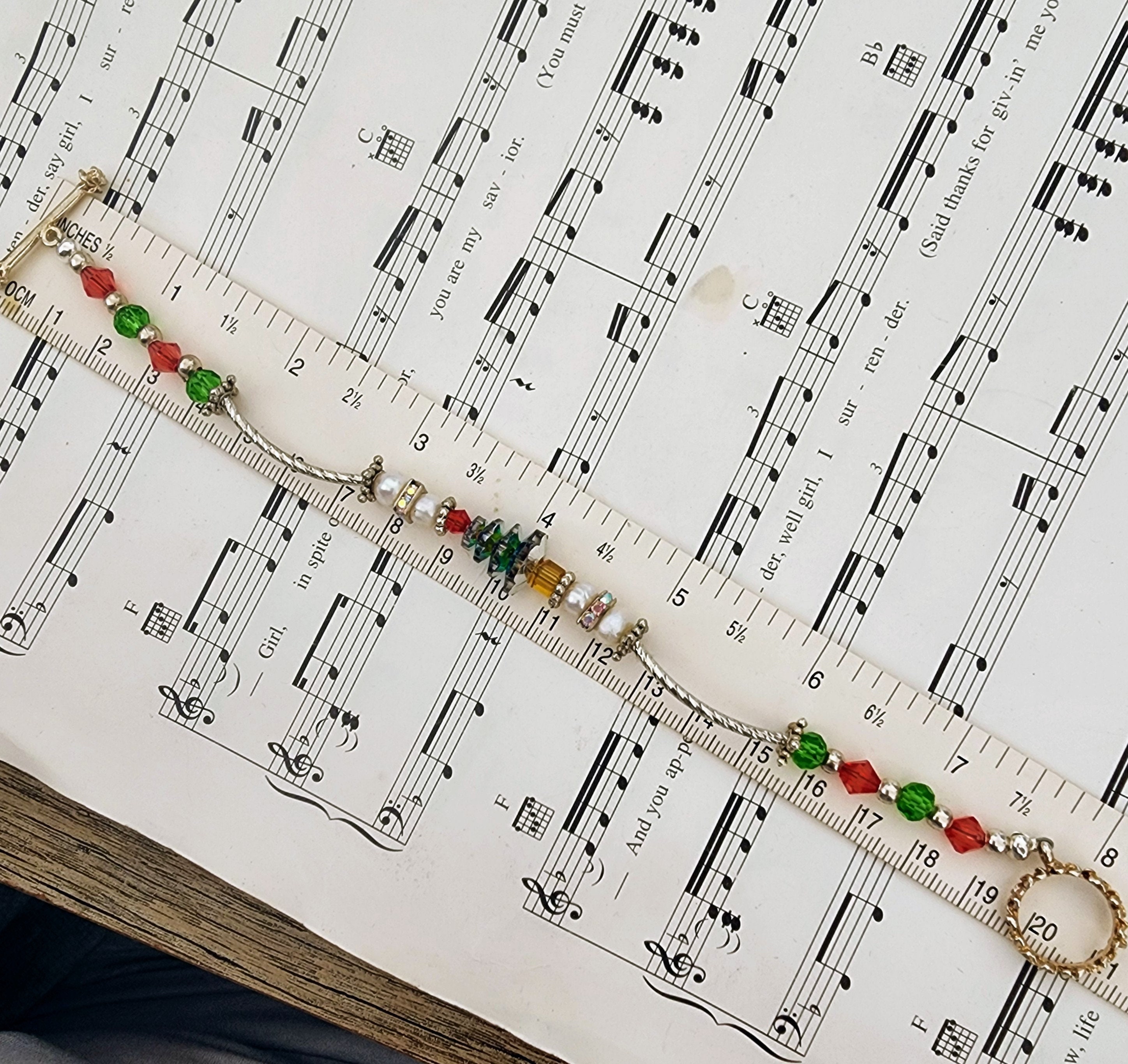 Christmas Bangle Bracelet Christmas Tree Bracelet Christmas Bracelet ...