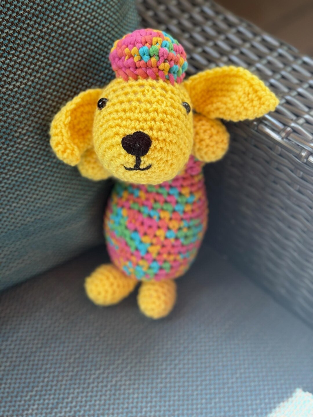 Dachshund Crochet Stuffed Animal, Gift for Baby, Gift for Toddler ...