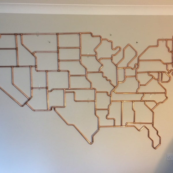 Copper Pipe Art - Etsy UK