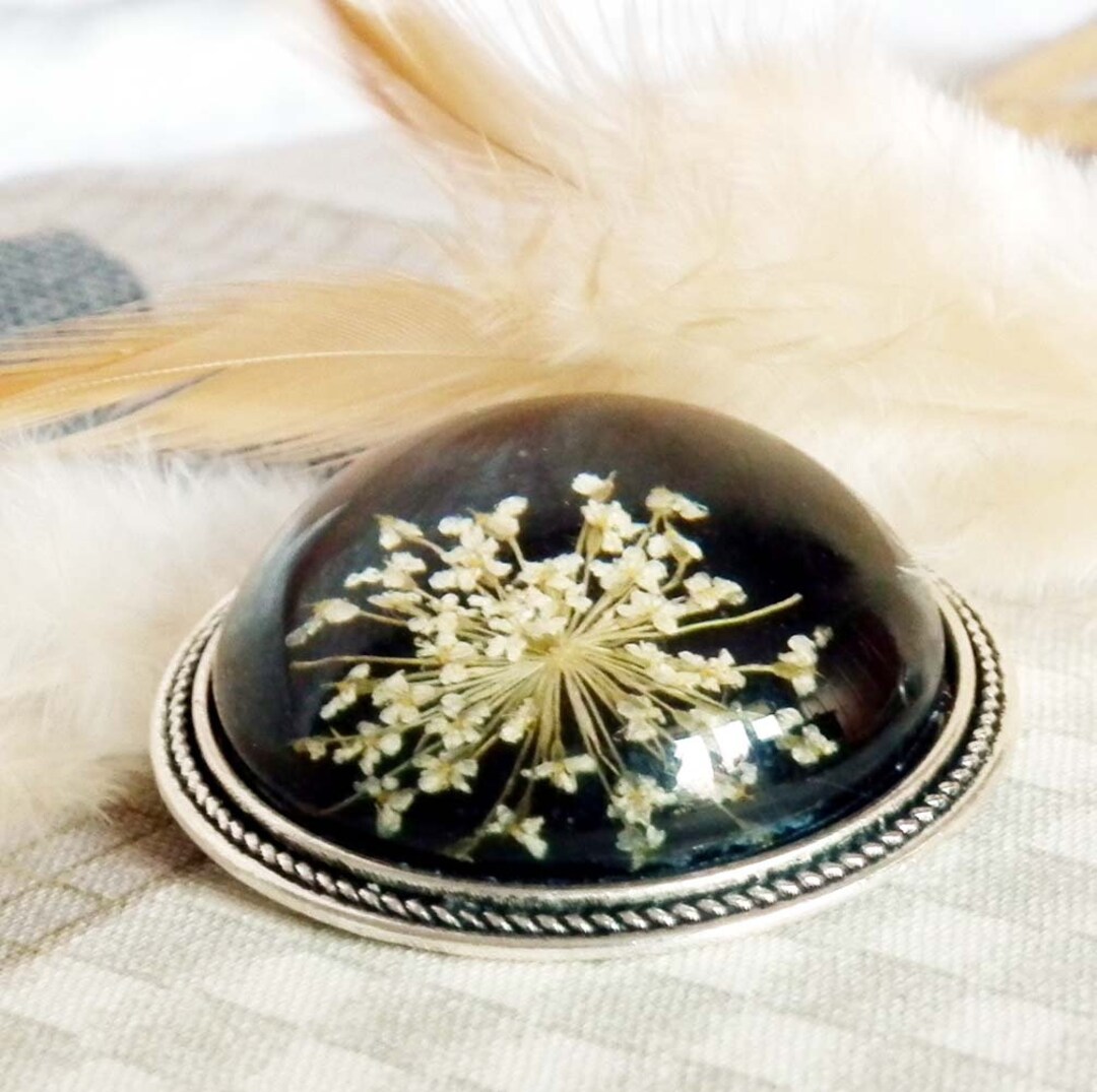 REAL FLOWER BROOCH Stylish Brooch for a Gift - Etsy