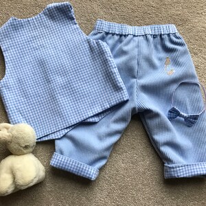 Peter Rabbit Baby Clothes, Personalised, Waistcoat, Trousers, Bow Tie ...
