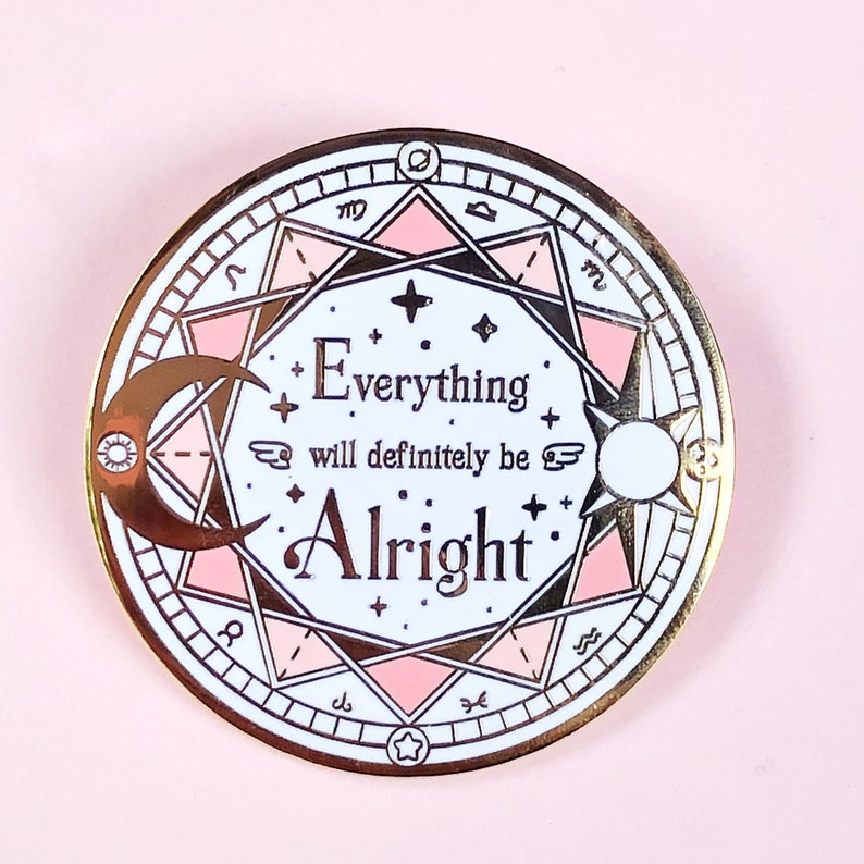 Invincible Spell Magic Circle Hard Enamel Lapel Pin - Etsy