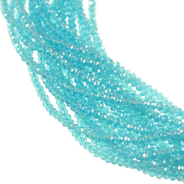 Crystal Rondelle - Etsy