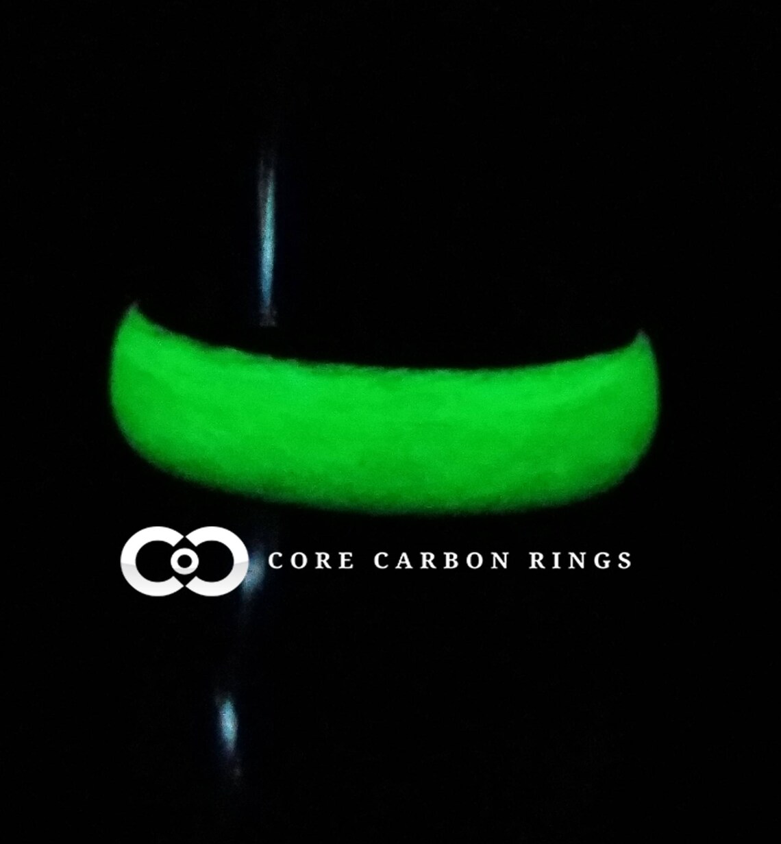 Glow in the Dark Carbon Ring-green - Etsy
