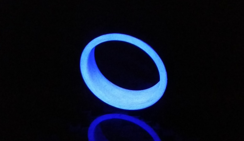 Carbon Fiber Glow Ring-purple - Etsy