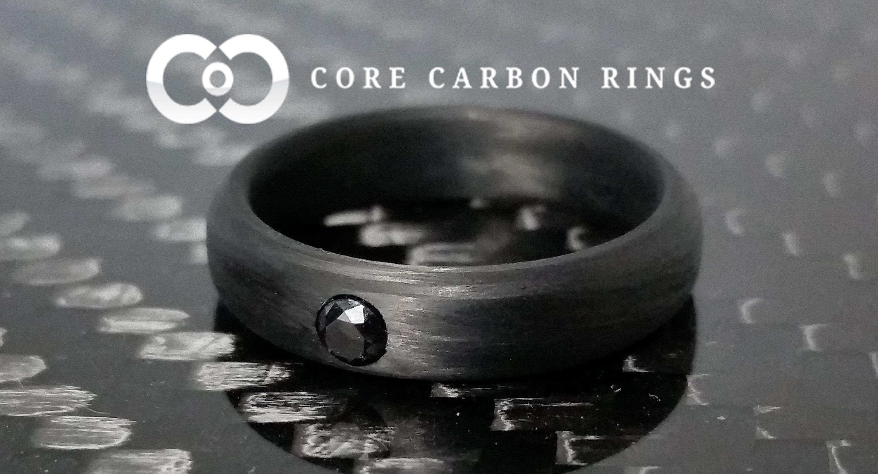 Men's or Women's 100% Carbon Fiber Ring with 3mm | Etsy