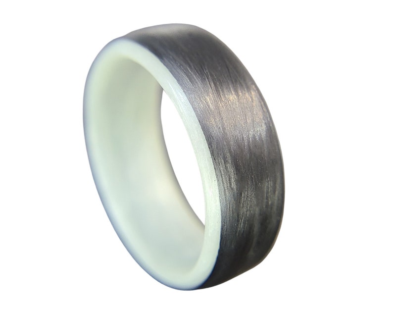 Carbon Fiber Glow Ring-grey/purple - Etsy