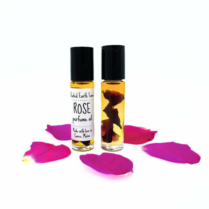 Essential Oil Roll on Rose - Etsy