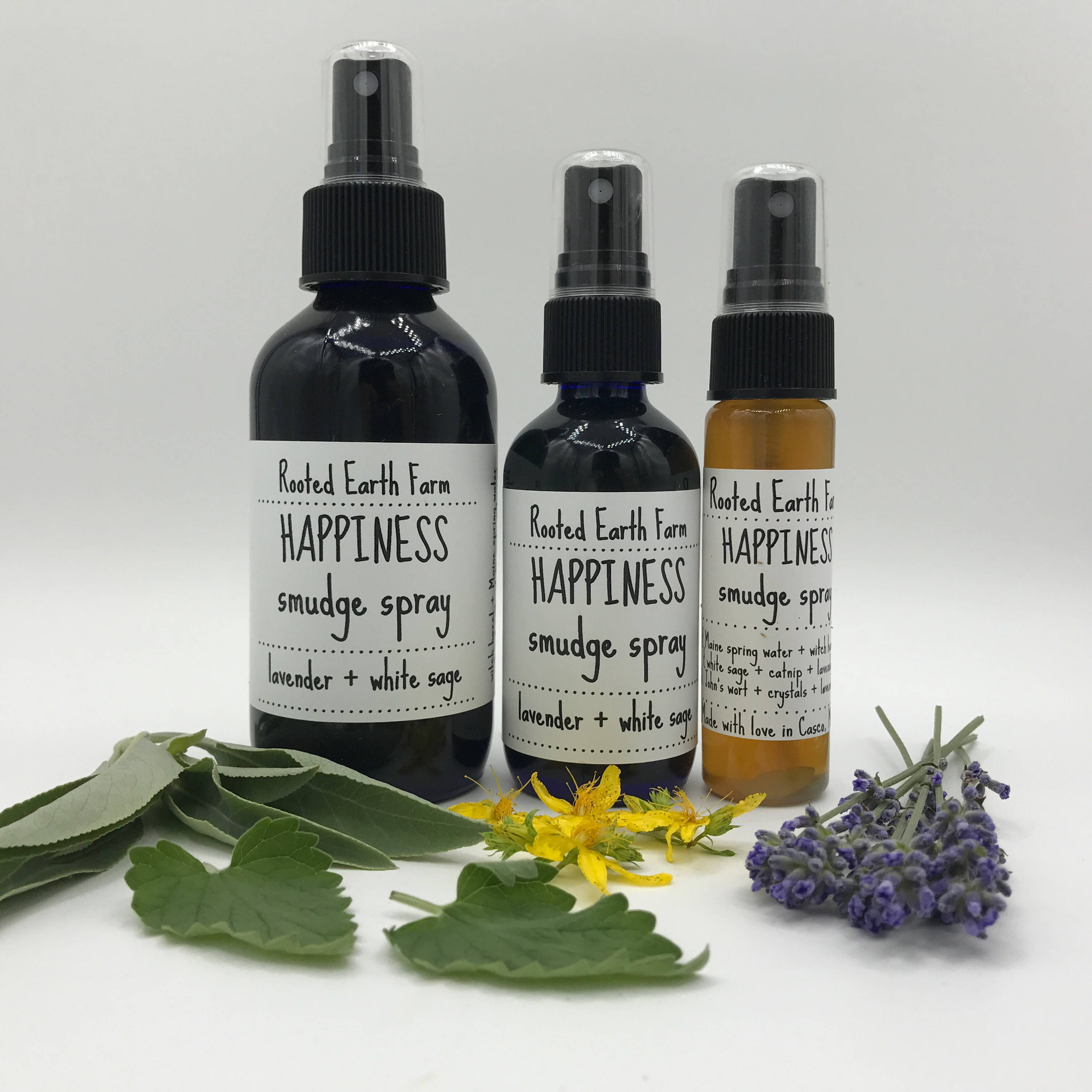 Crystal Infused Smudge Spray Happiness Spray Lavender Spray - Etsy