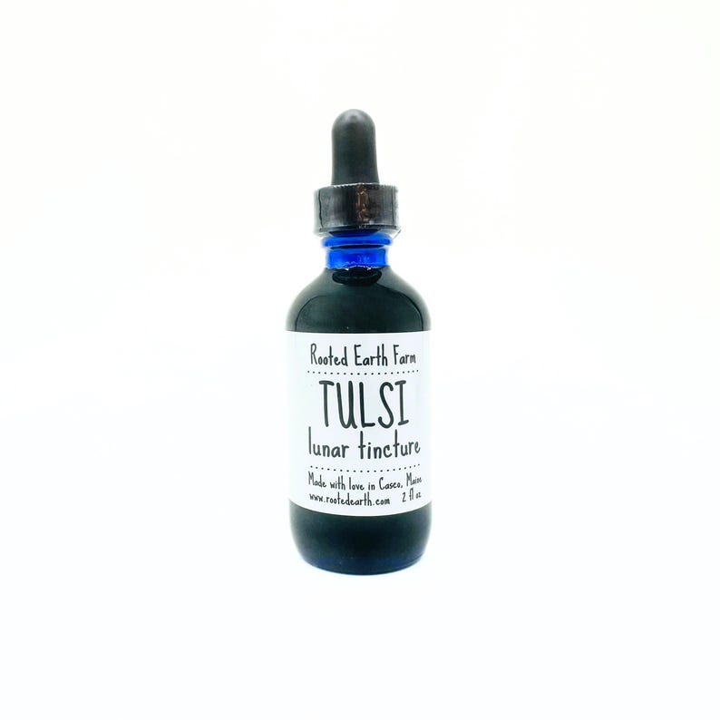 Tulsi Tincture, Organic Tulsi Extract, Holy Basil Tincture, Holy Basil ...
