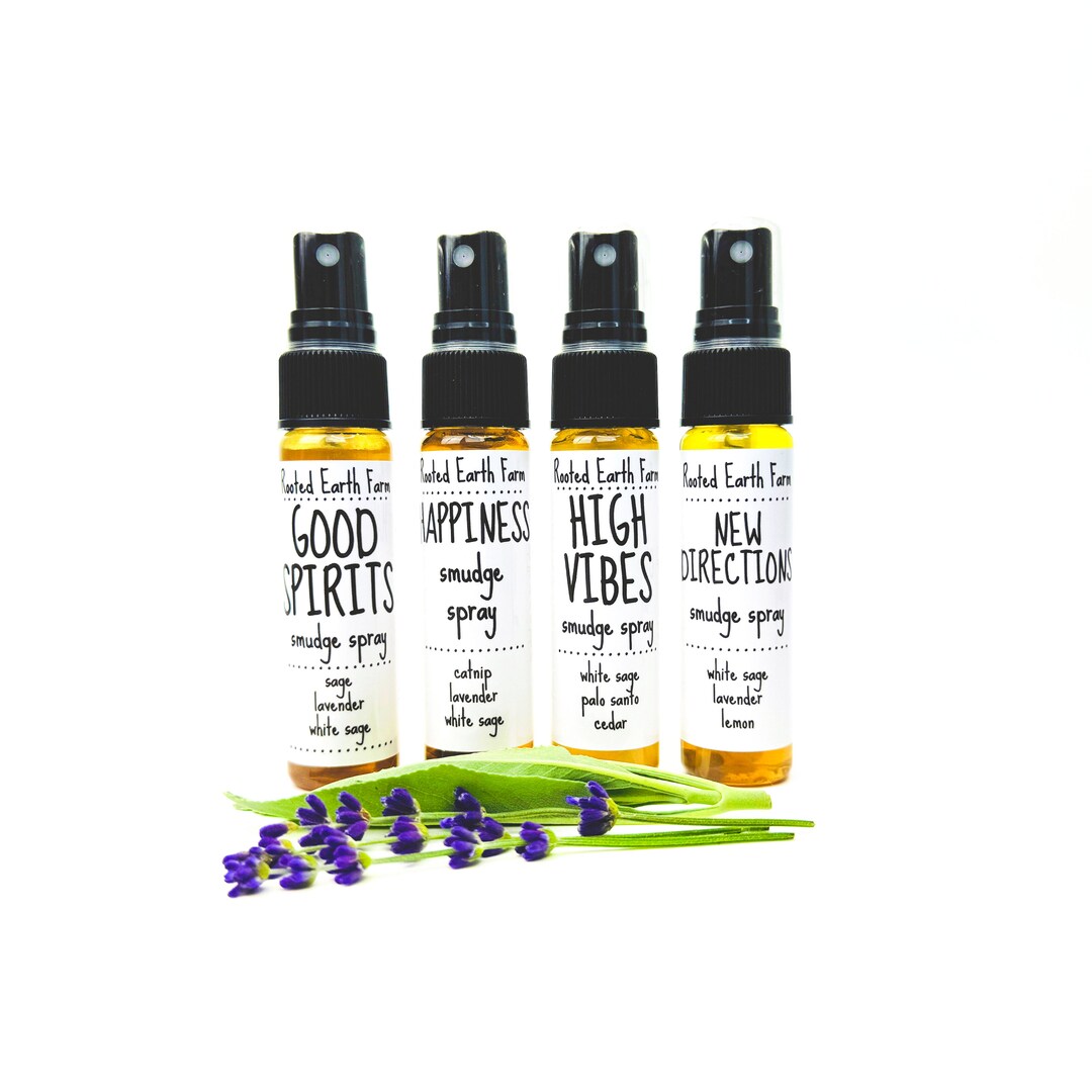 Smudge Spray Set, Smudge Kit, Smudging Spray, Sage Spray, Liquid Smudge ...