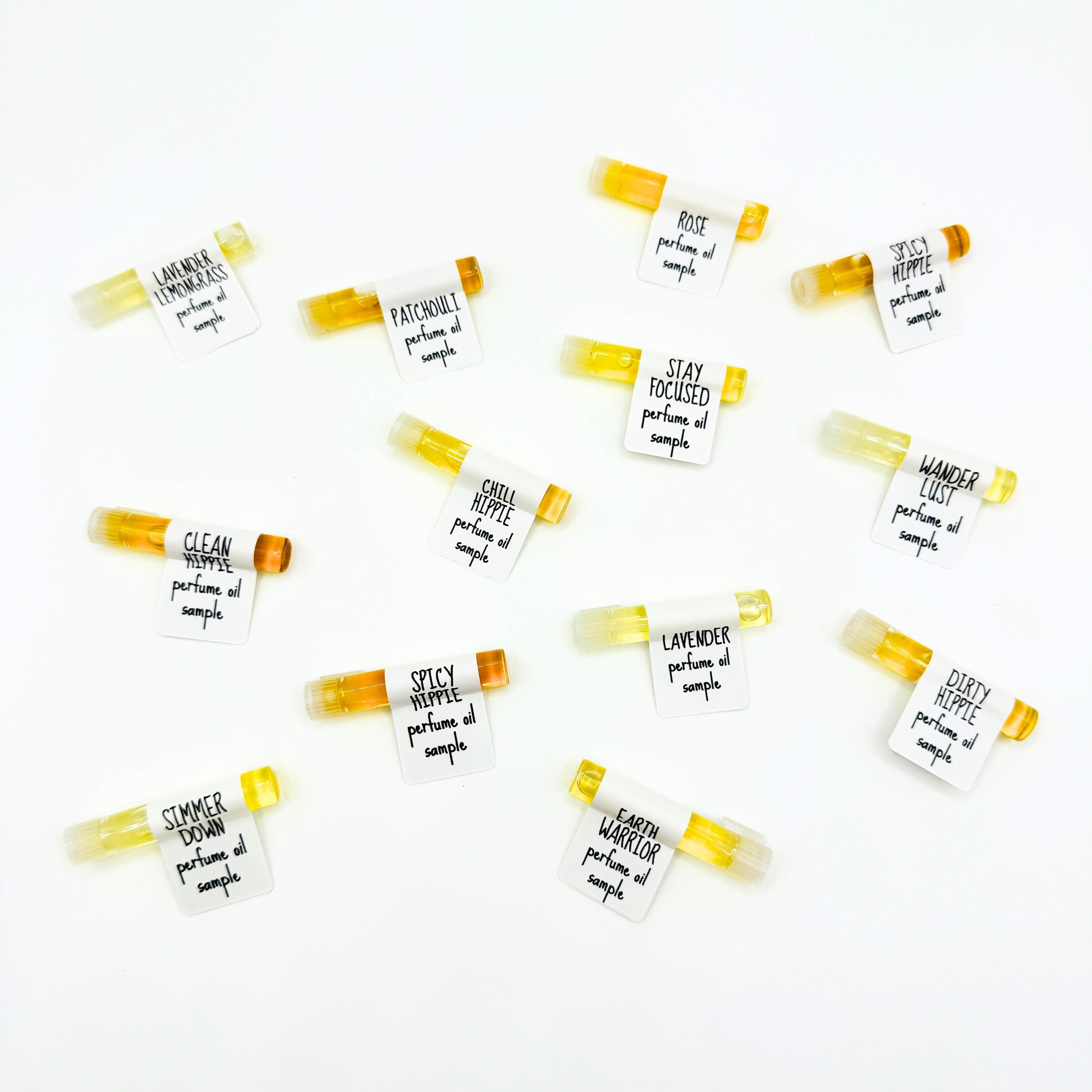 Single Perfume Samples, Natural Perfume Oils, Made With Essential Oils ...