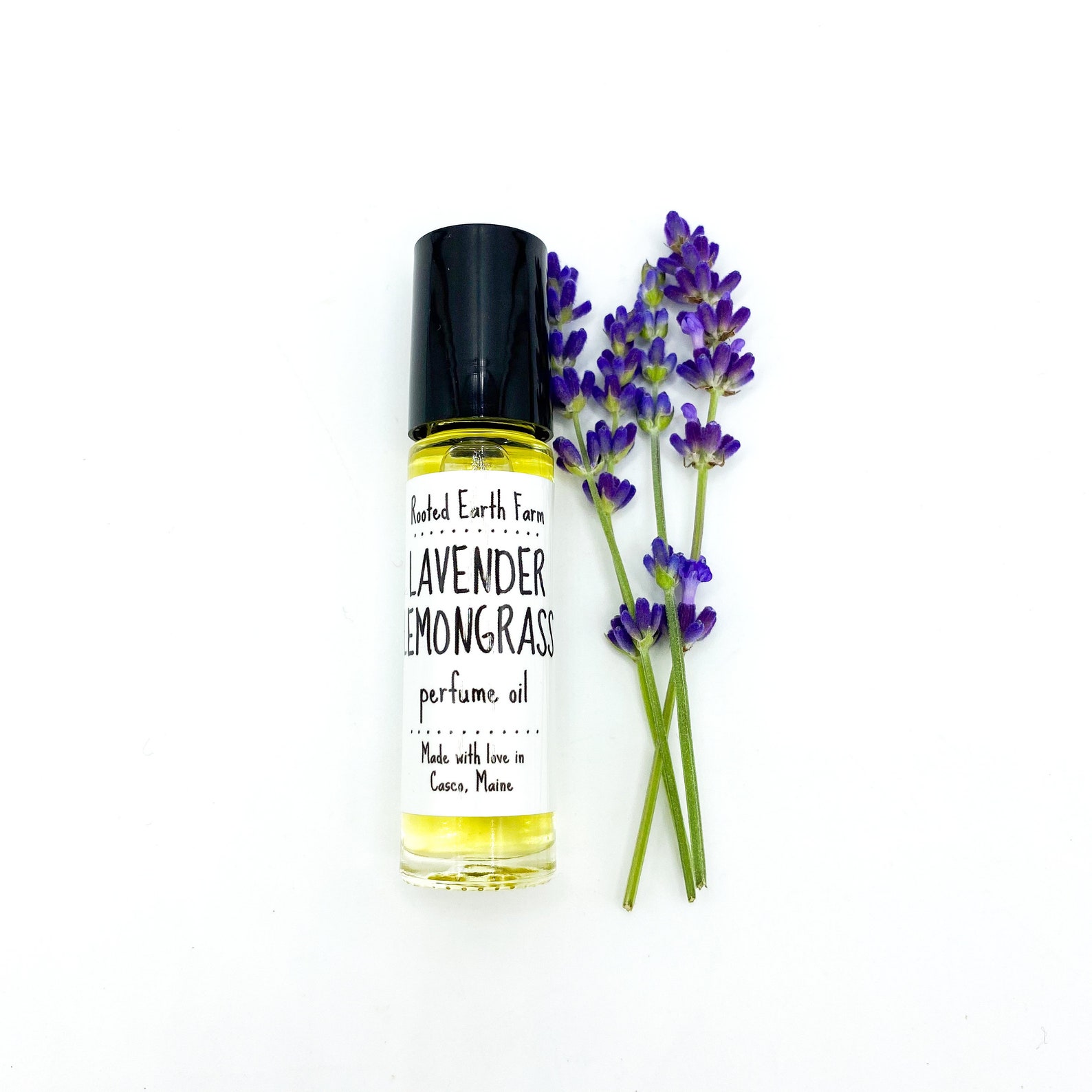 Lavender Lemongrass Perfume Oil, Lemongrass Oil, Handcrafted Perfume ...