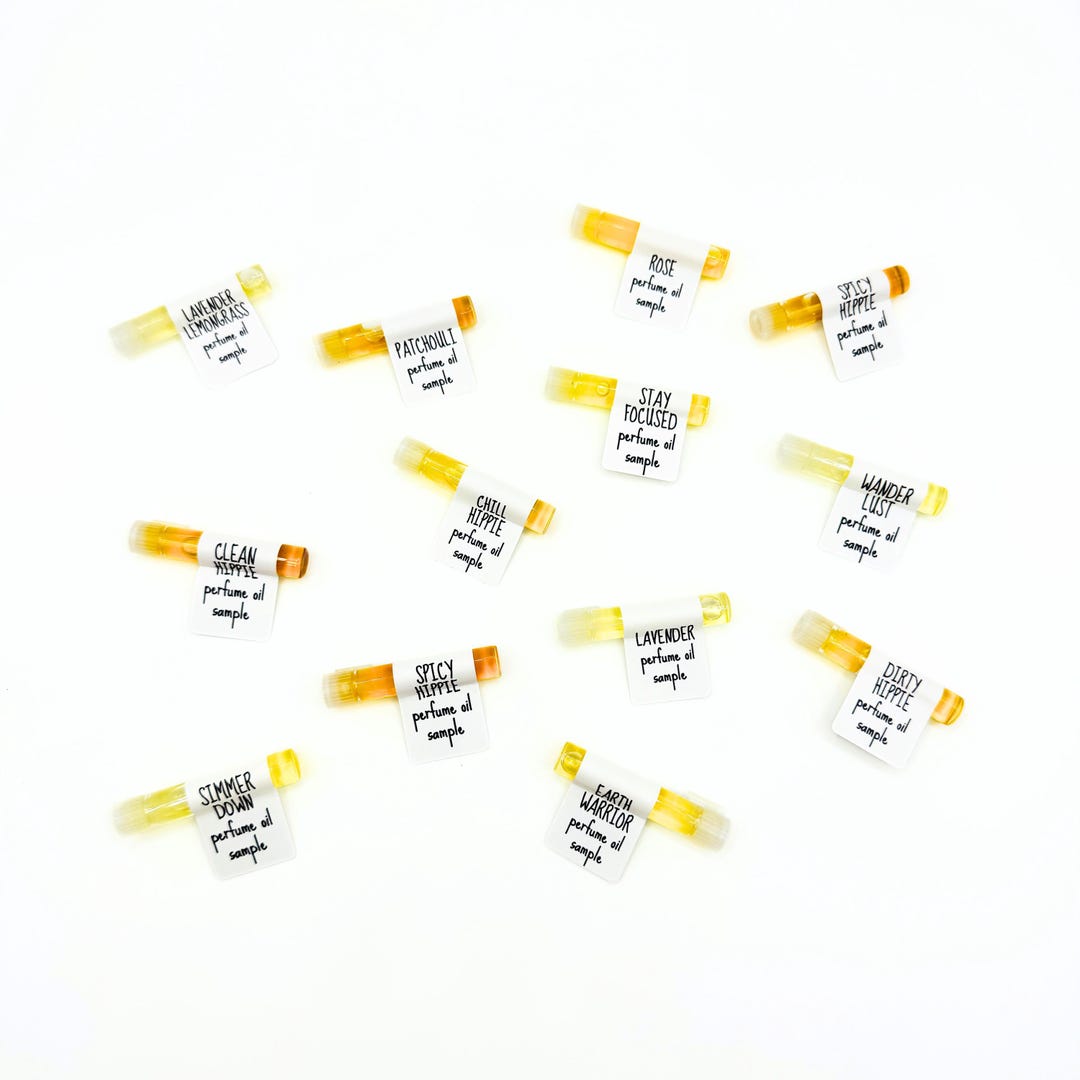 Single Perfume Samples, Natural Perfume Oils, Made With Essential Oils ...