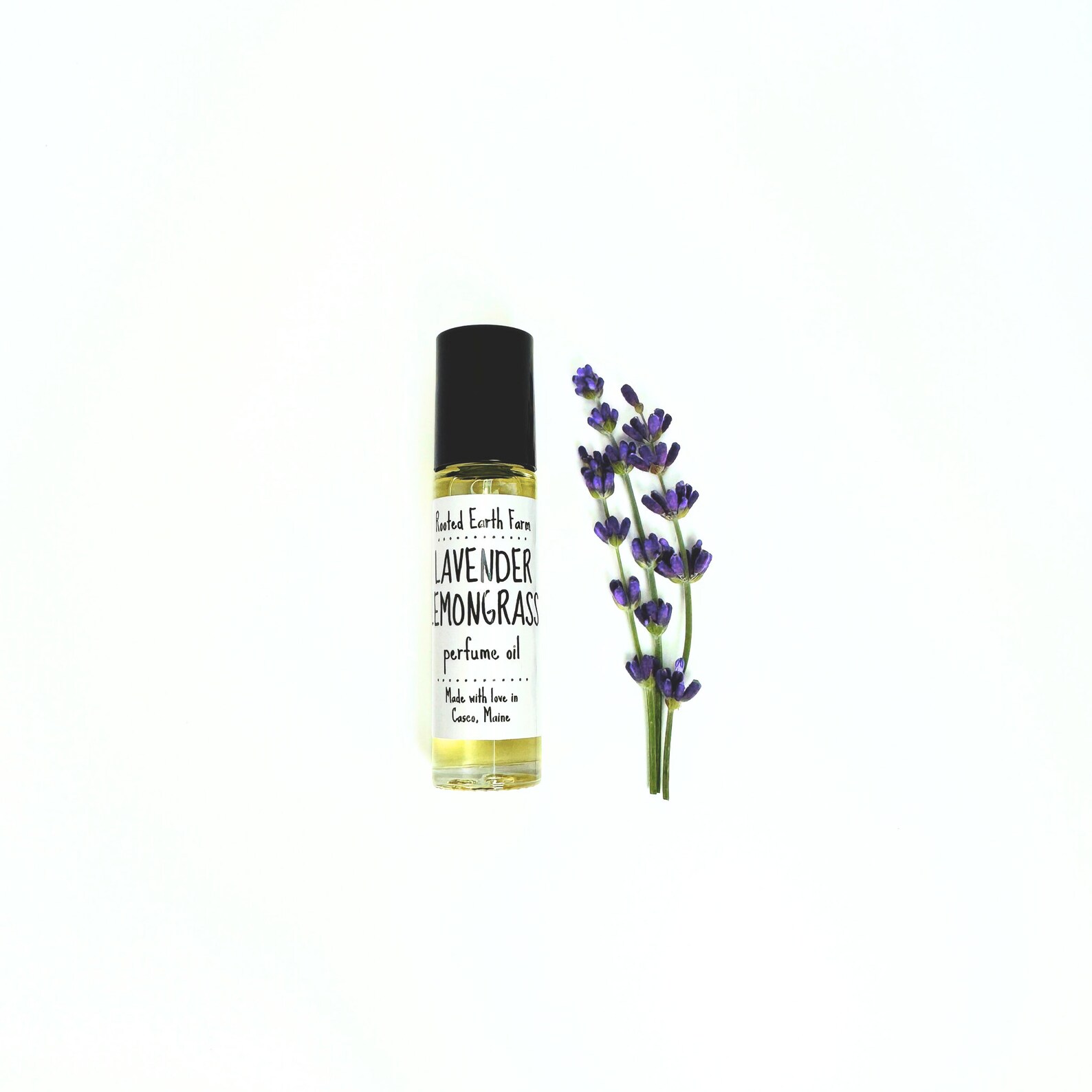 Lavender Lemongrass Perfume Oil, Lemongrass Oil, Handcrafted Perfume ...
