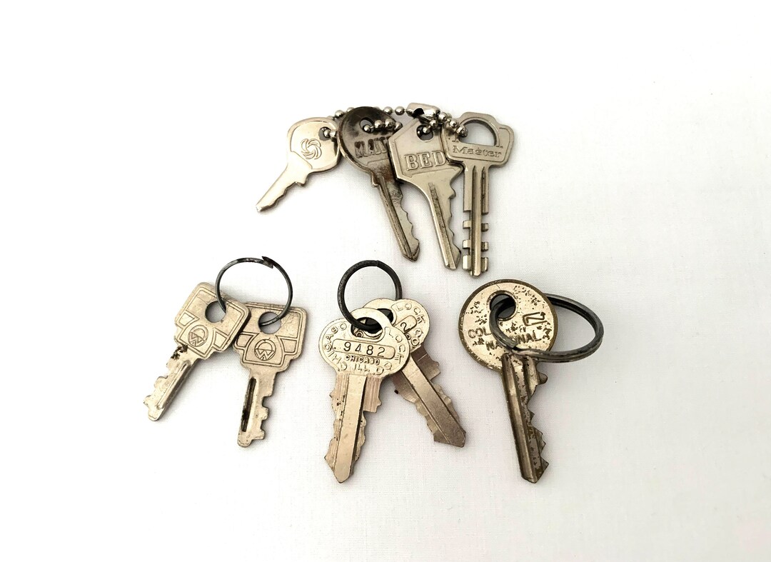 Vintage Keys Chicago Lock Cole Master Bedi Klassen Keys - Etsy