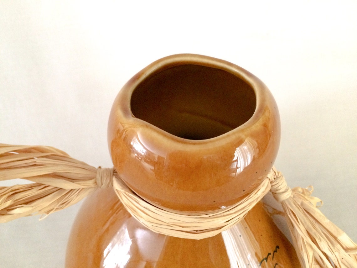 VINTAGE SIGNED NAKAYAMA Ceramic Pottery Ipu Vase Hawaiian | Etsy