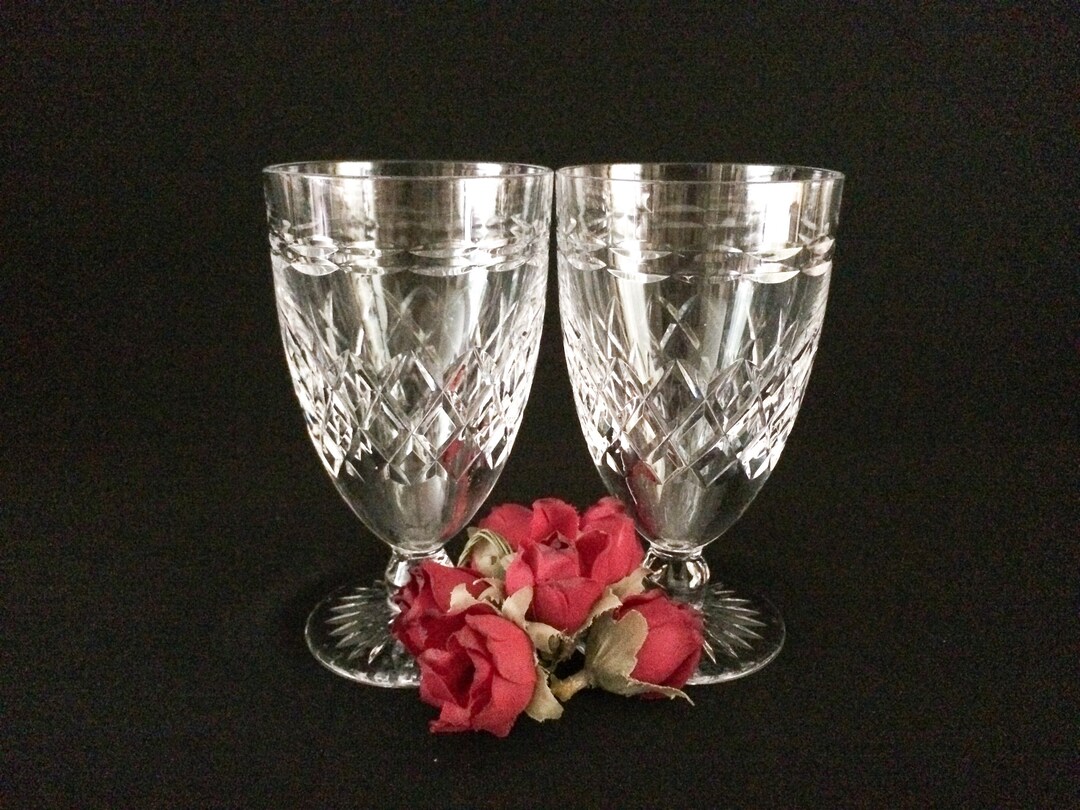 Vintage Tudor Crystal 'SEYMOUR' Cordial Liqueur Glasses English Crystal ...