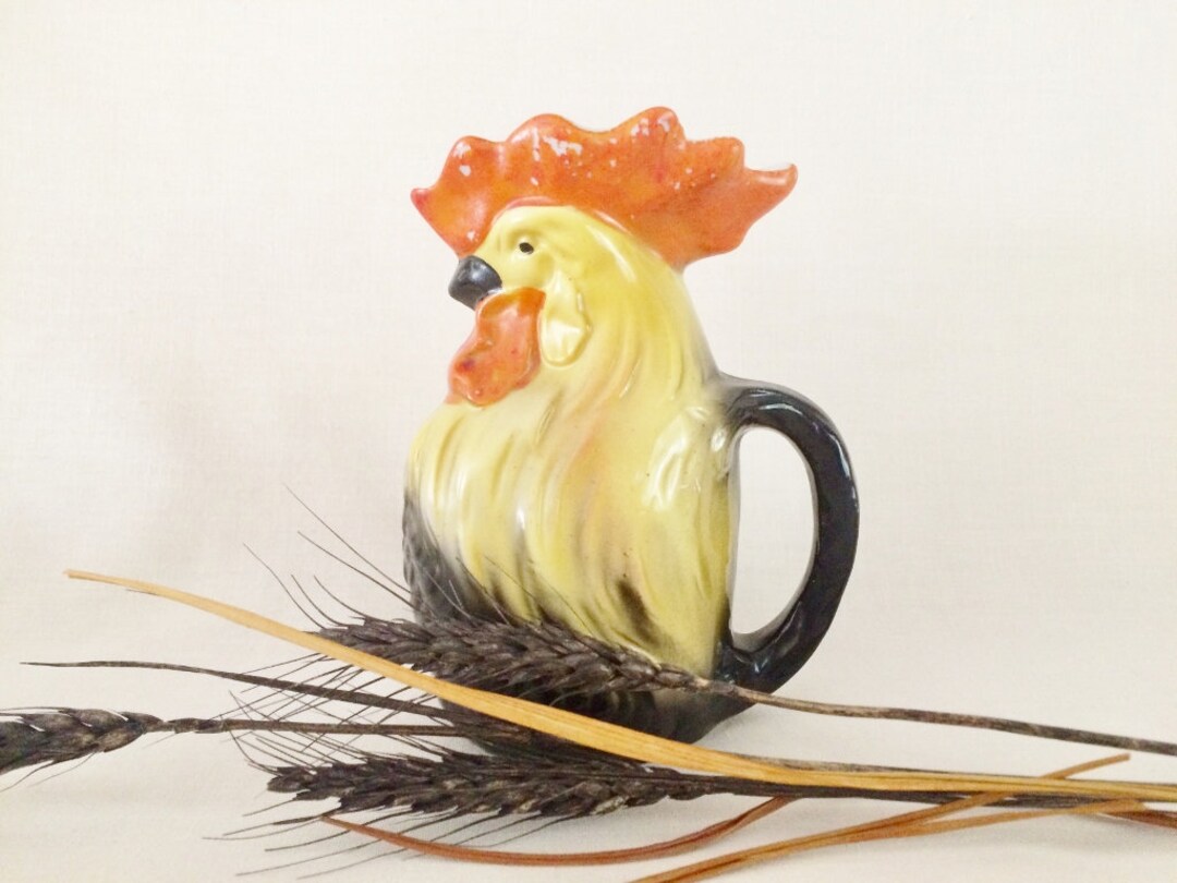 Antique Rooster Creamer Antique Small Rooster Pitcher Jug - Etsy