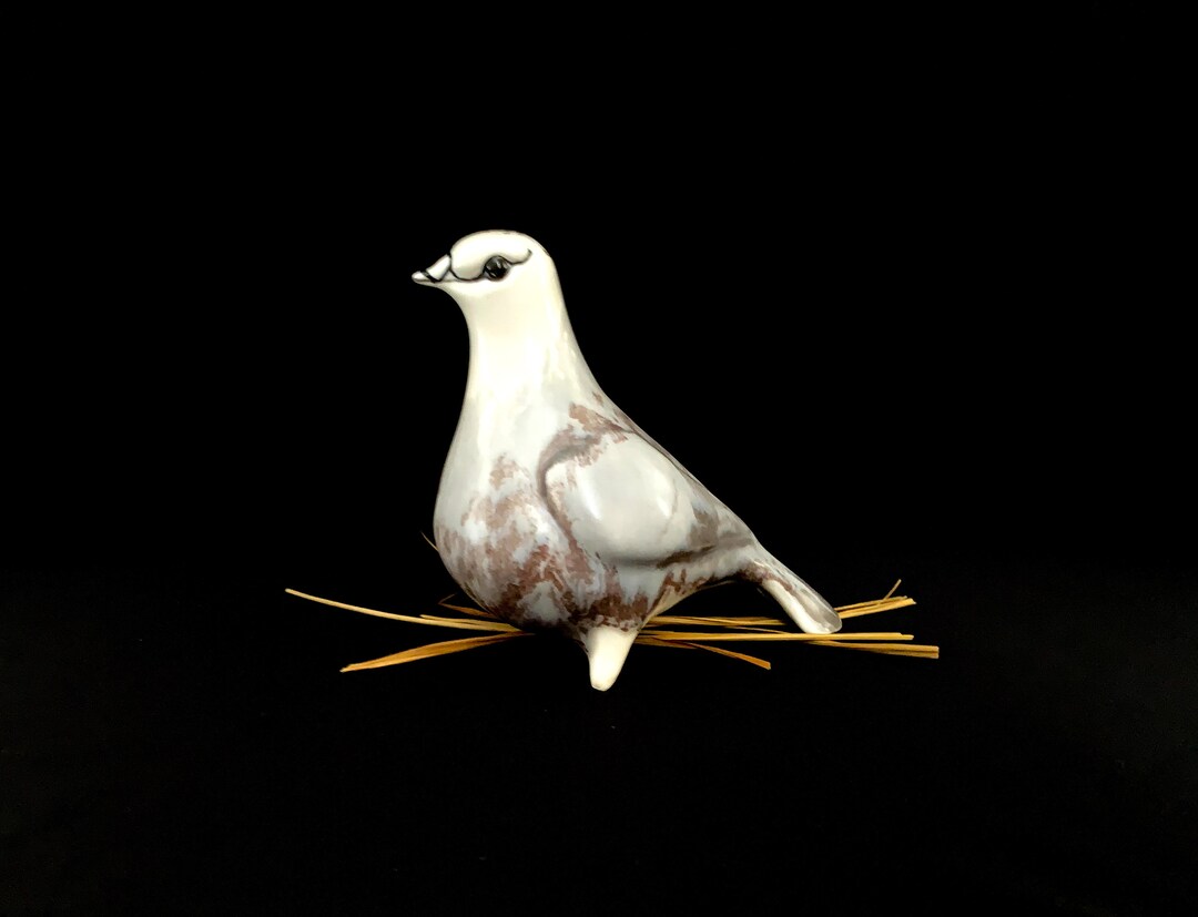 Vintage Ceramic Dove Pigeon Figurine - Etsy