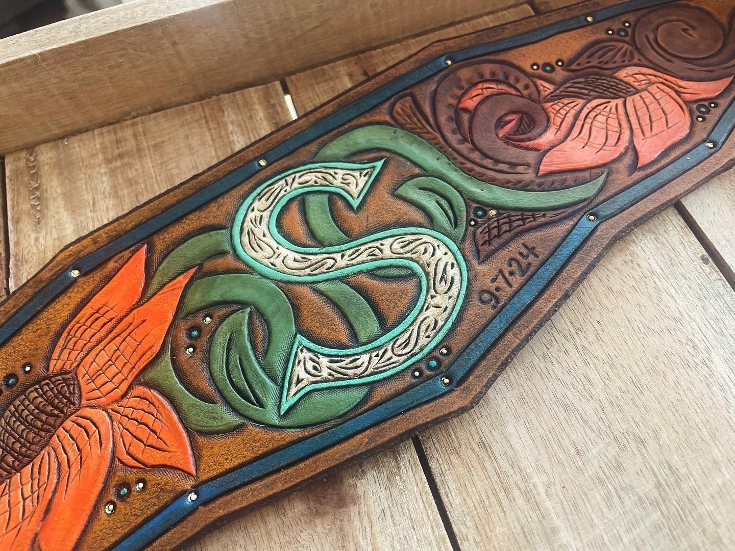 Custom Leather Garter - Etsy