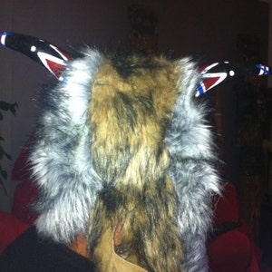 Tribal Horn Hat - Etsy