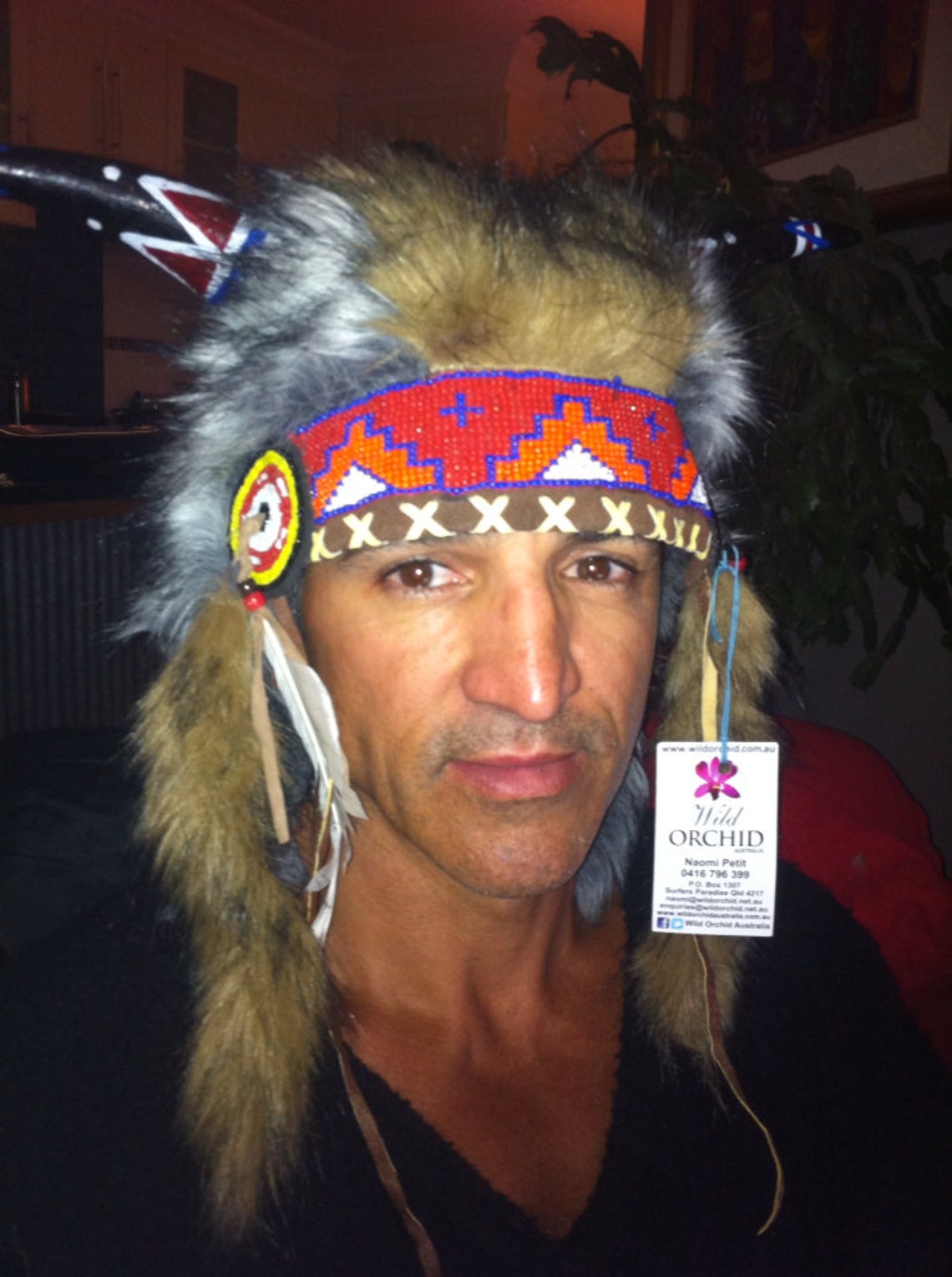 Tribal Horn Hat - Etsy