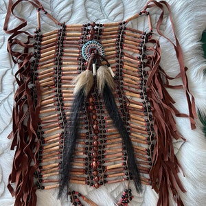 Native American Style Chest Piece. - Etsy