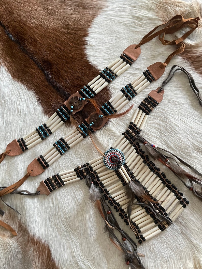 Native American Tribal Neck and Arm Bands. - Etsy